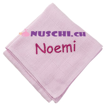 www.nuschi.ch Nuscheli bestickt mit Name