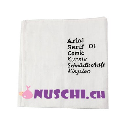www.nuschi.ch Nuschi bestickt mit Name